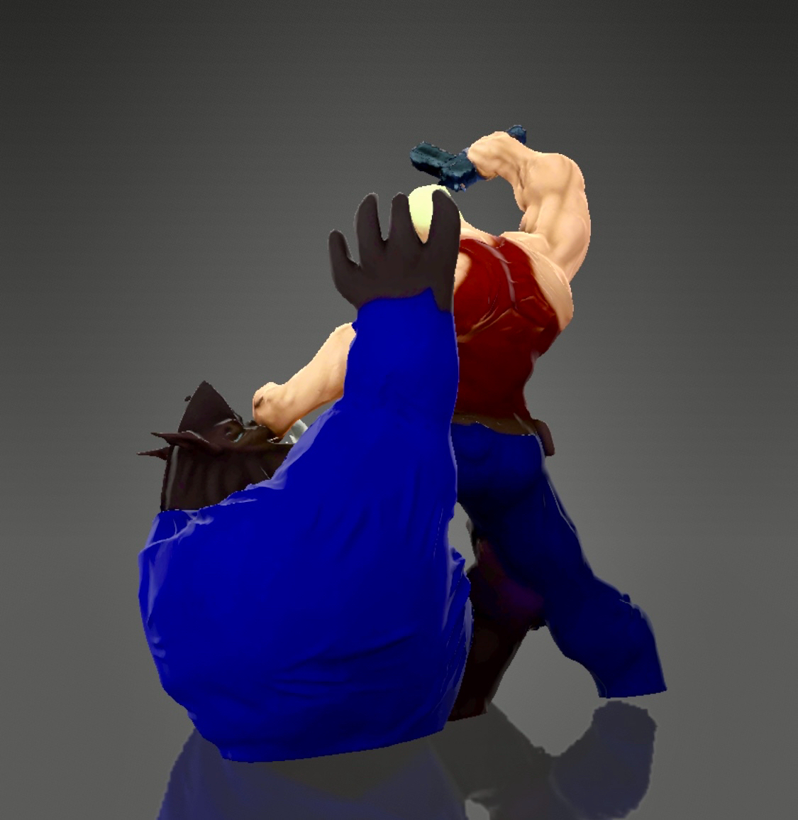 Characters & Creatures STL Download - Duke nukem & pig by Foxtrot007
