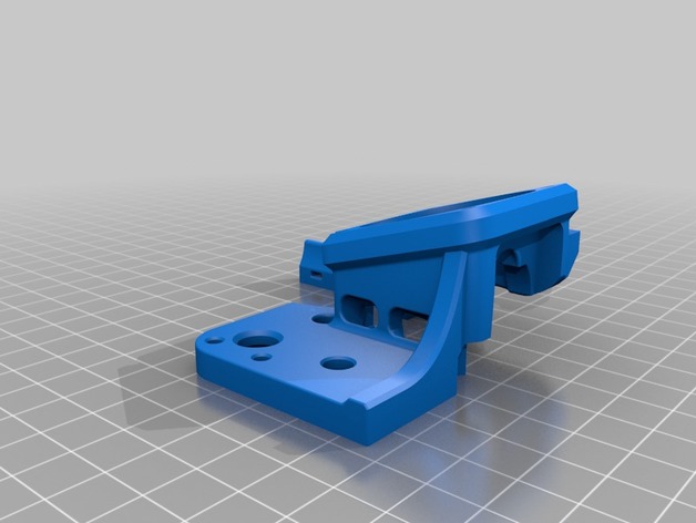 Creality+Stock+Hotend+Mount+&+Part+cooling+with+BLT+&+EZABL | 3D models ...