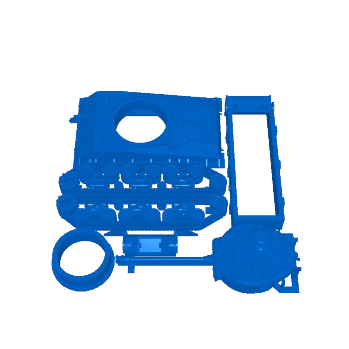 Free Vehicles And Machinery Stl Download Sherman Tank Easy 8by Ionizer12