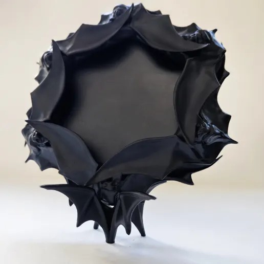 Home Decorations & Ornaments STL Download - Frame n13 Bats gothic dark ...