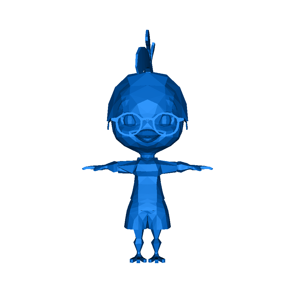 3D Printer Files | 3MF File | buff lil chicken | Creality Cloud