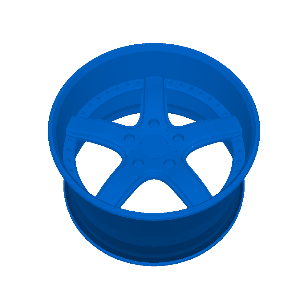 Vehicles & Machinery STL Download - 5 spoke rimby Hales customs