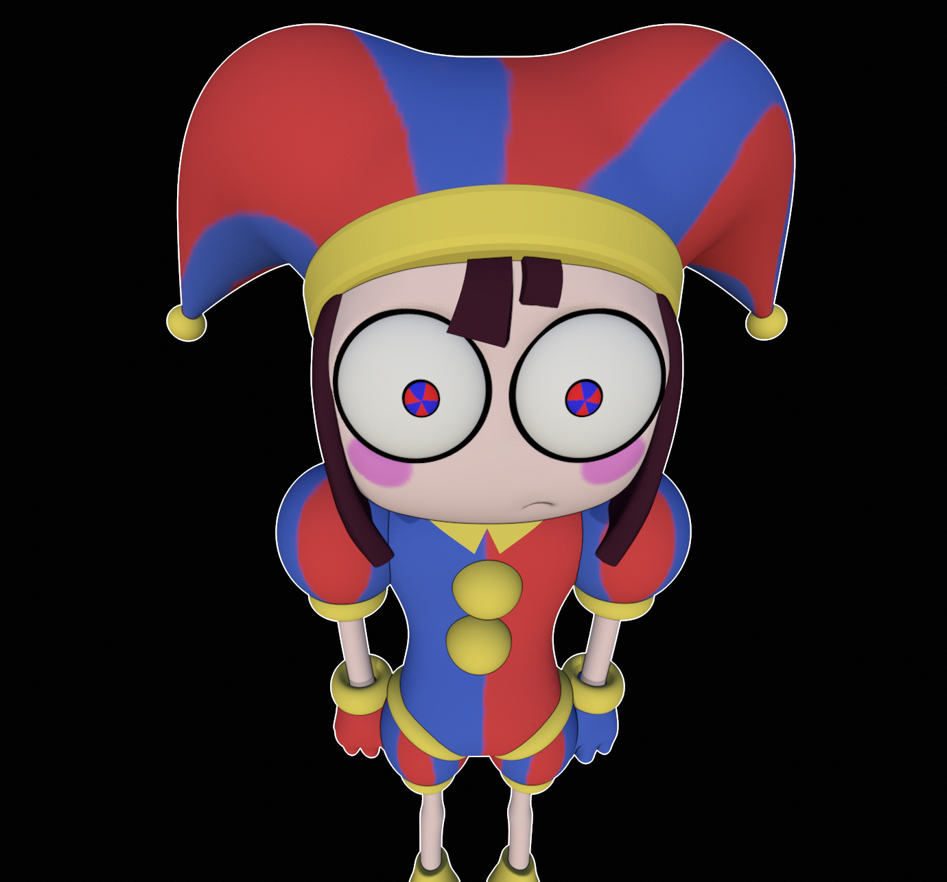 POMNI 3D - THE AMAZING DIGITAL CIRCUS | 3D models download | Creality Cloud