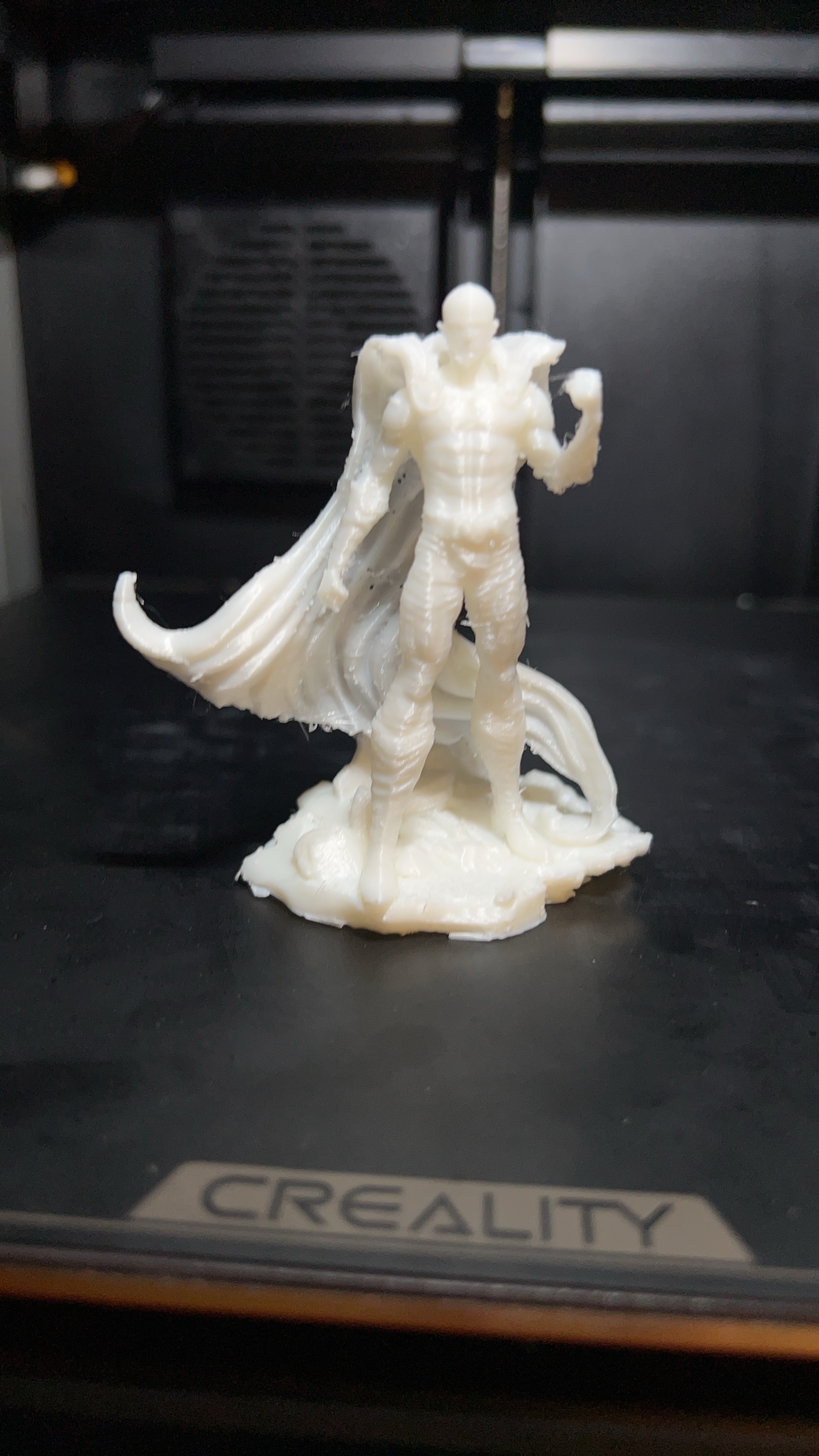 First one the arms were mangled, this one was thinner due to testing ...