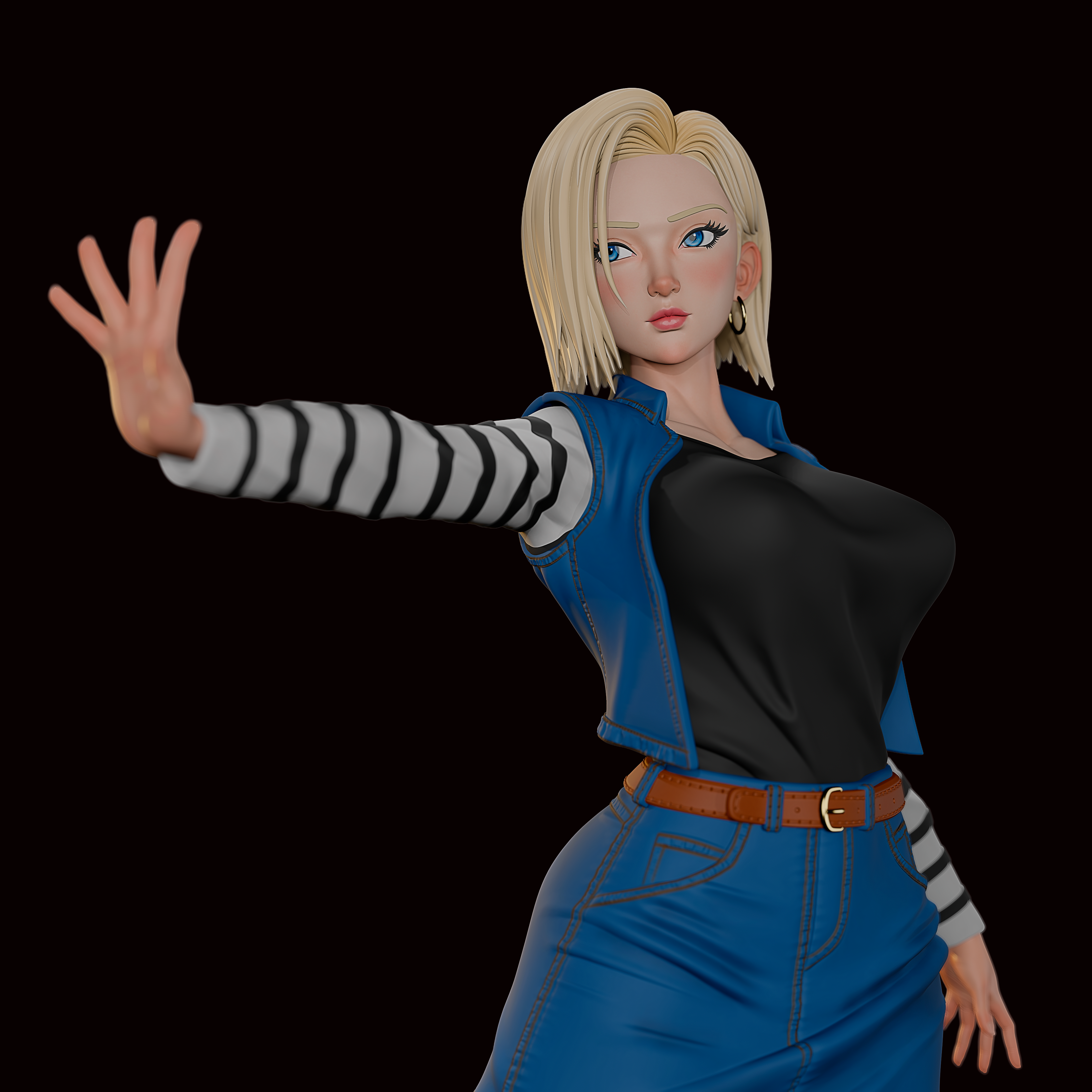 Free Characters & Creatures STL Download - Número 18 DBZby Tadokari