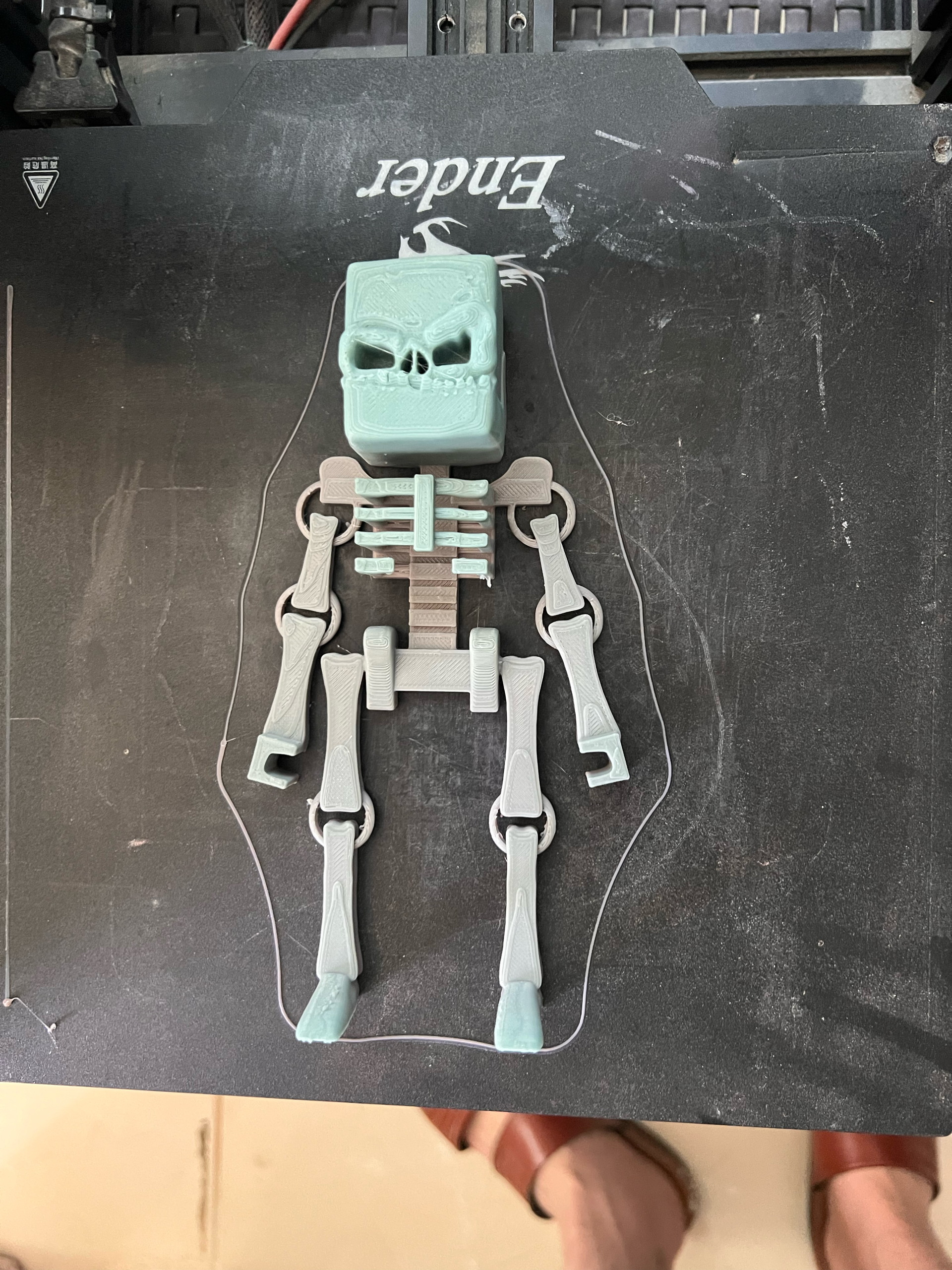 Minecraft Articulated solder skeleton Print in place | Creality Cloud