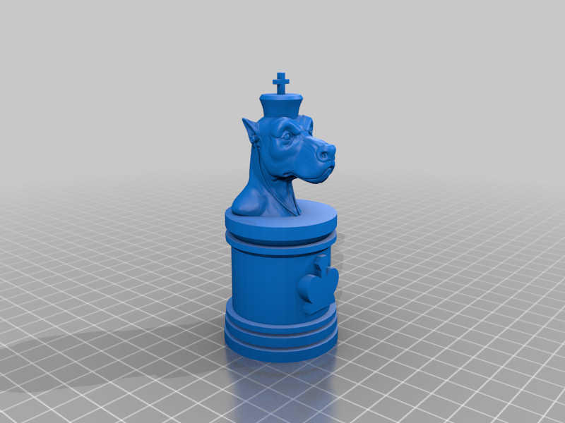3D Printer Files | 3MF File | Dogs Chess Set | Creality Cloud