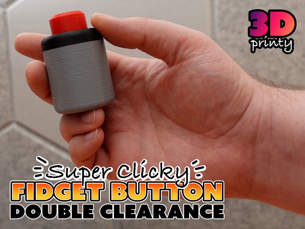 Super Clicky Fidget Button - Double Clearance | 3D models download ...