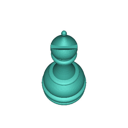 Pieza de ajedrez Alfil | 3D models download | Creality Cloud