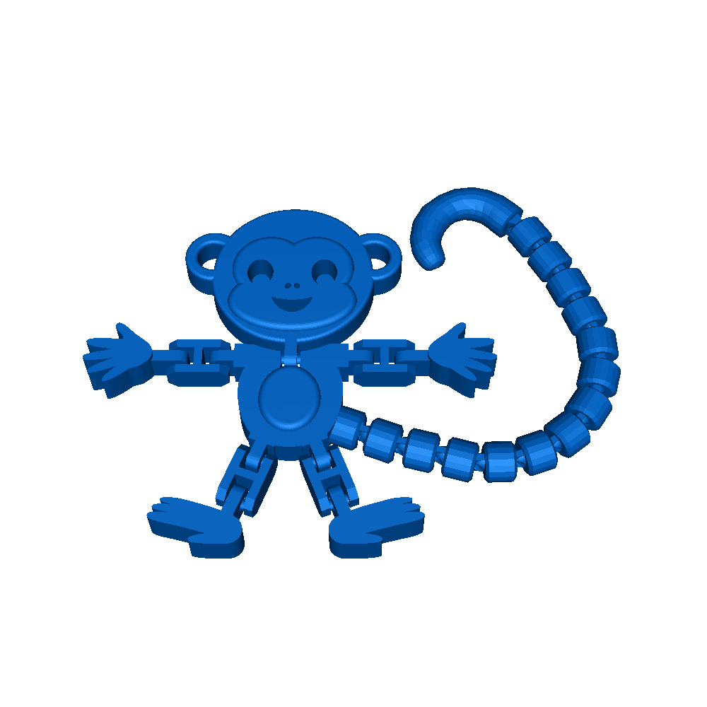 Free Other STL Download - articulated monkeyby Brett Braatz