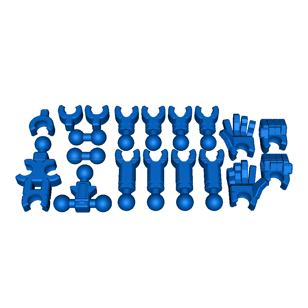 Free Robots & Mechs STL Download - mini13-all-frameby Will Seabrook