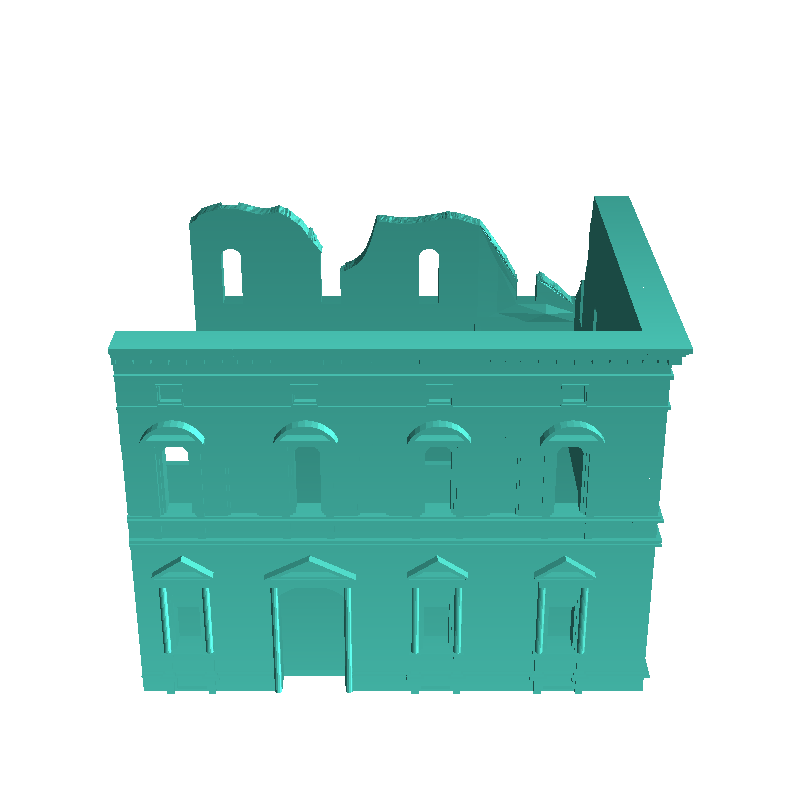 Industrial Design & Prototypes STL Download - Baroque palace with ...