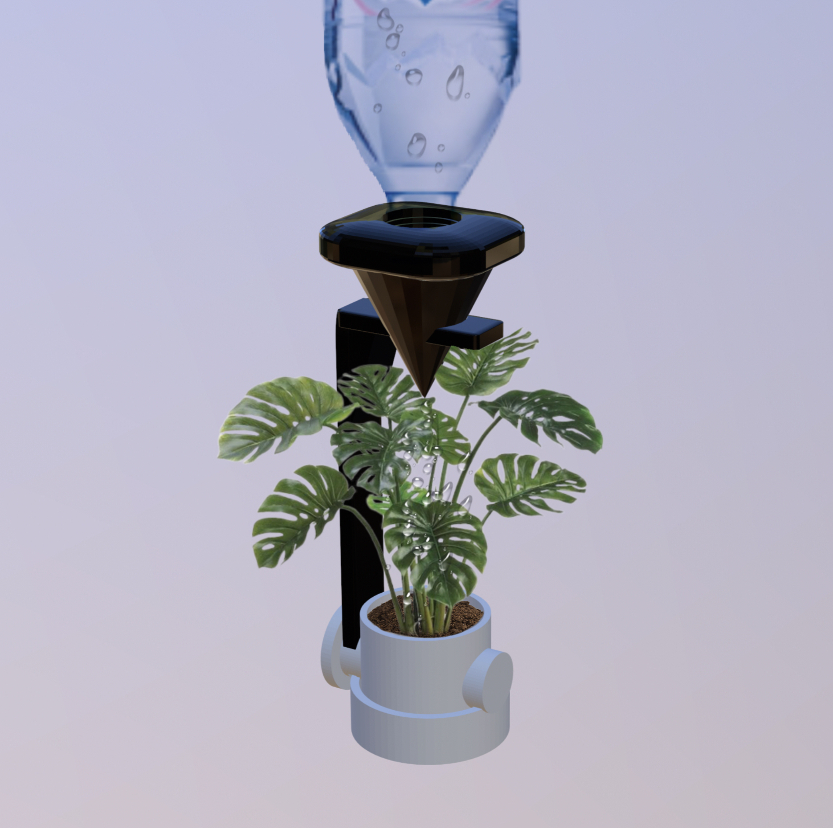Auto-watering plant pot | 3D models download | Creality Cloud