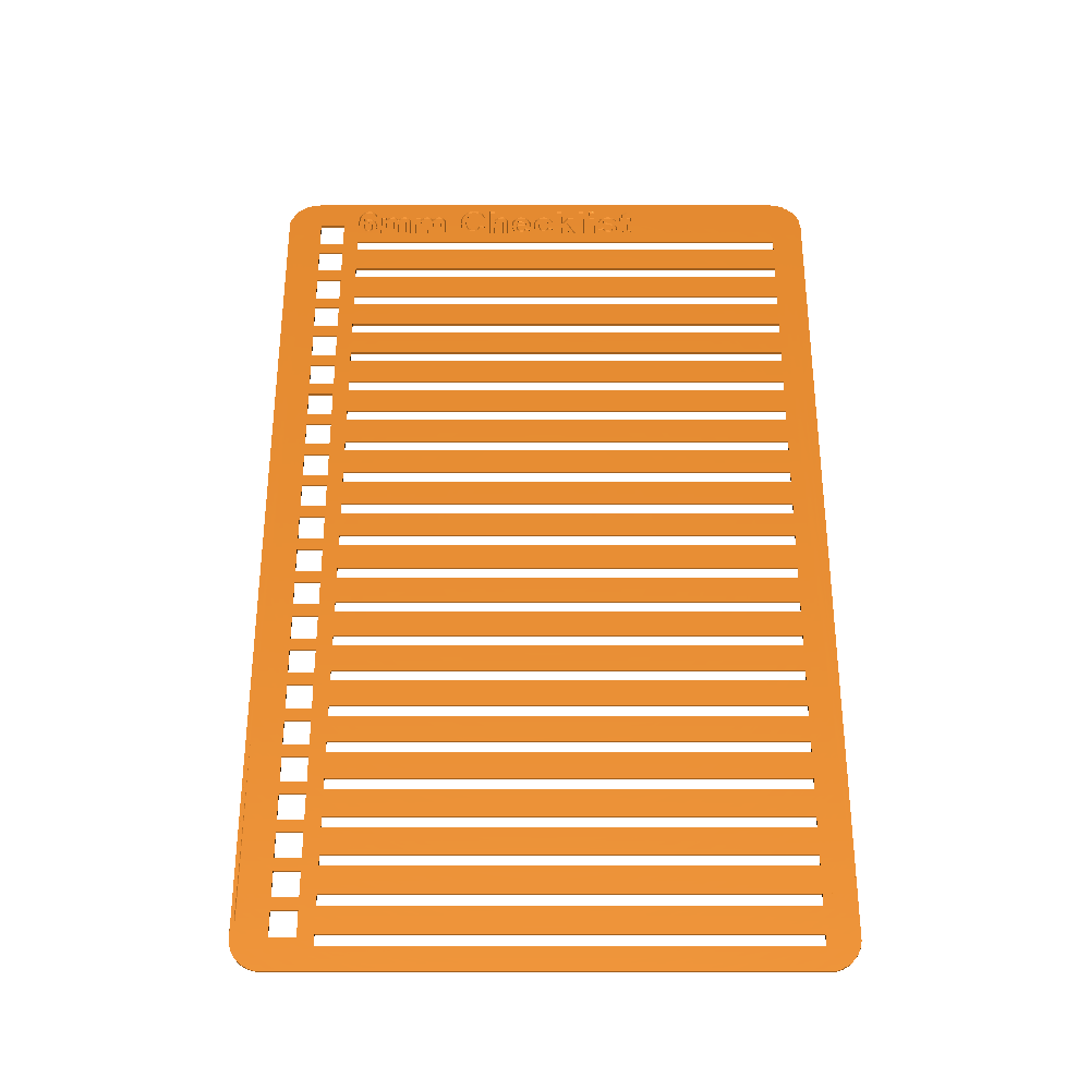 Free Other STL Download - Notebook Stencilby Yoseph