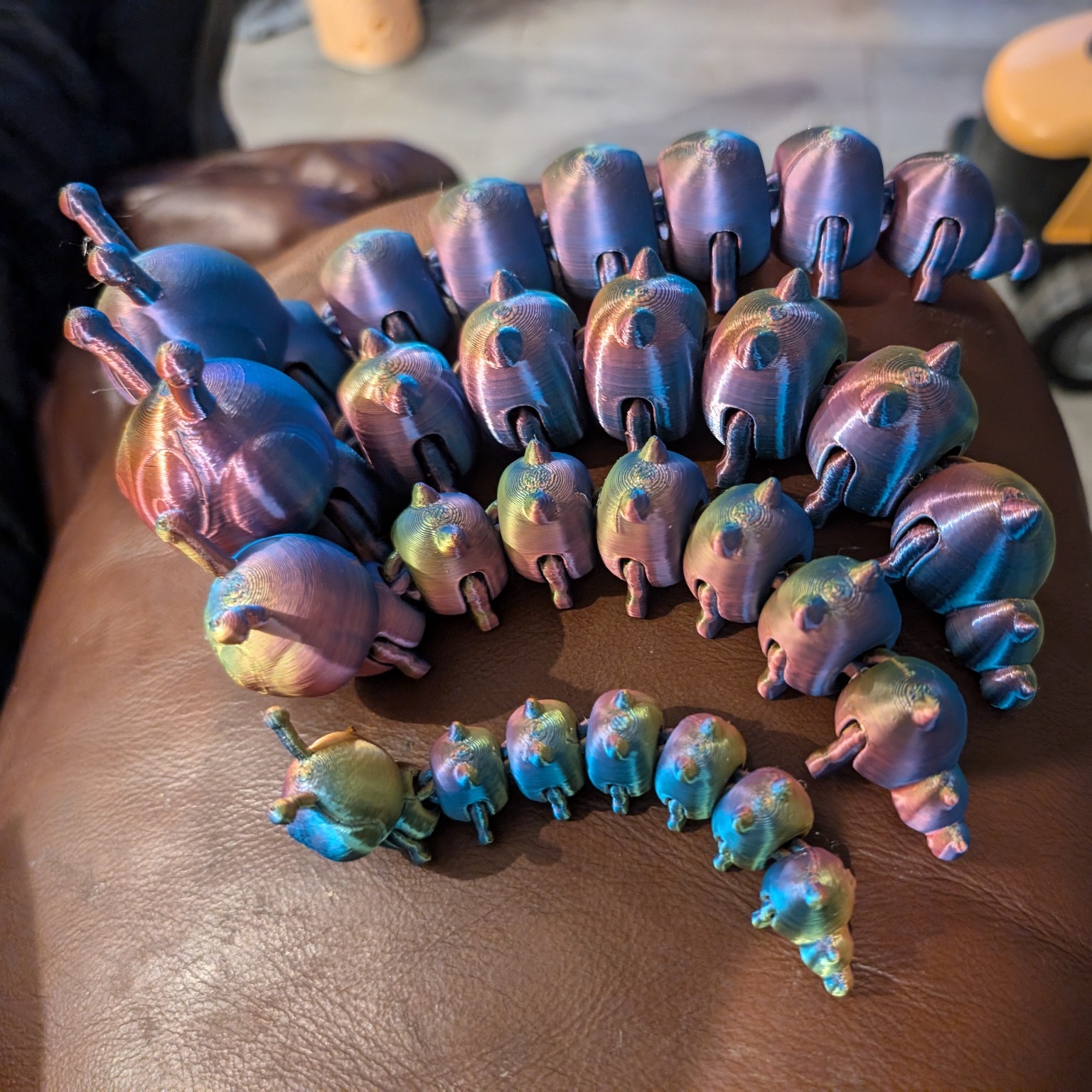 3D Printer Files | 3MF File | Cataflex - Cute Flexi Caterpillar. Free ...