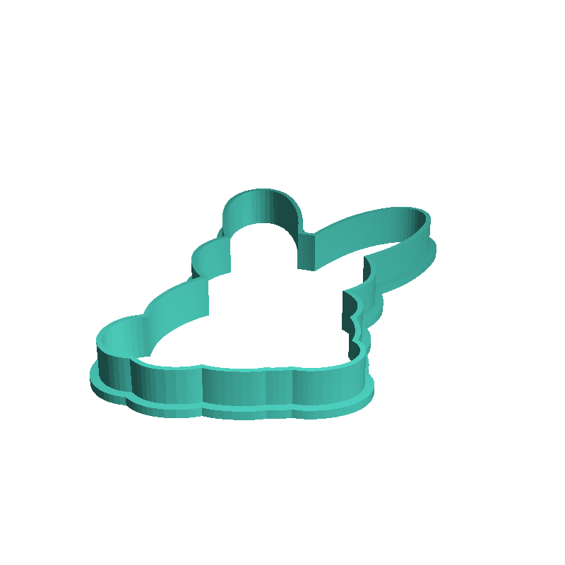 Easter Bunnies Cookie Cutter Set Of 6 3d Models Download Creality Cloud