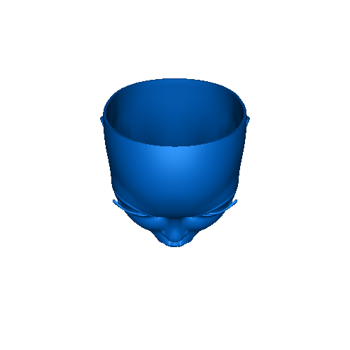 African bust planter pot | 3D models download | Creality Cloud