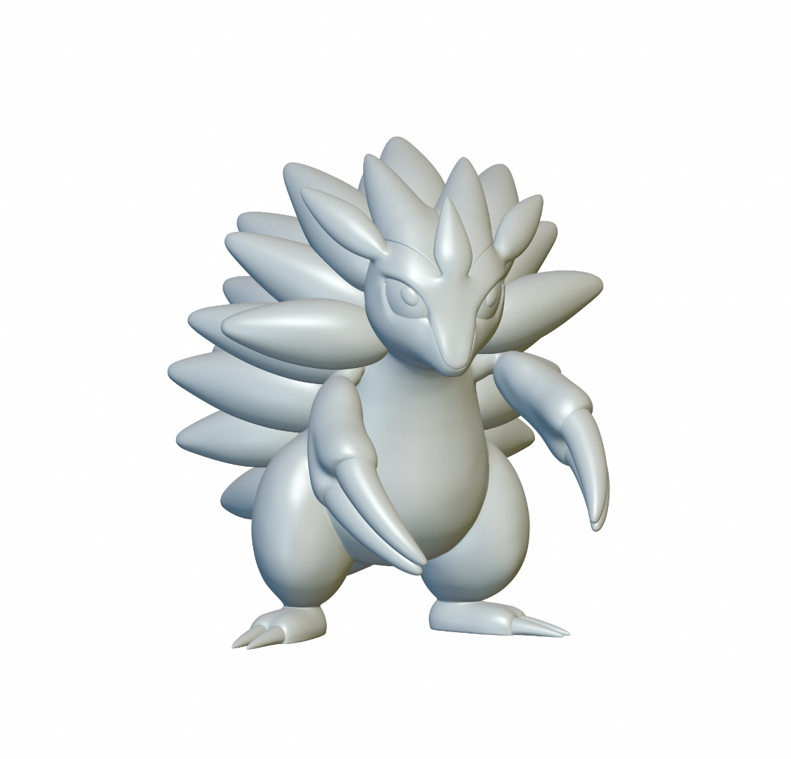 Pokemon Sandslash #28 - Ready for 3D Printing! | 3D models download ...