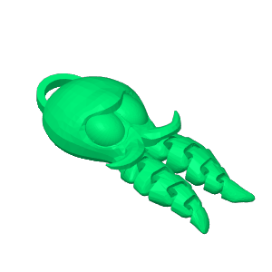 3D Printer Files | 3MF File | articulating octoling Splatoon | Creality ...
