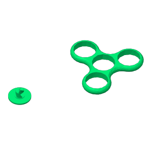 3D Printer Files | 3MF File | Fidget spinner | Creality Cloud