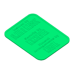 3D Printer Files | 3MF File | plaque | Creality Cloud