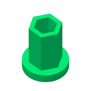 3D Printer Files | 3MF File | 4mm Hex bit adapter 1 | Creality Cloud