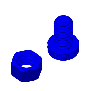 3D Printer Files | 3MF File | Nut & Bolt Fidget Toy | Creality Cloud