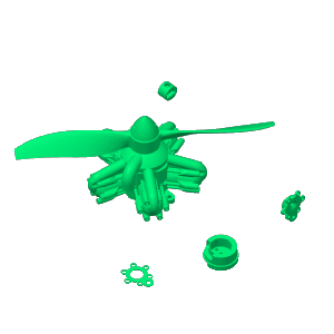 3D Printer Files | 3MF File | RADIAL ENGINE | Creality Cloud