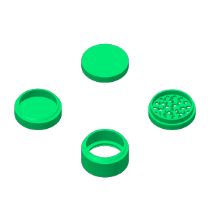 3D Printer Files | 3MF File | Weed grinder | Creality Cloud