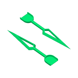3D Printer Files | 3MF File | weed shovel x2 | Creality Cloud