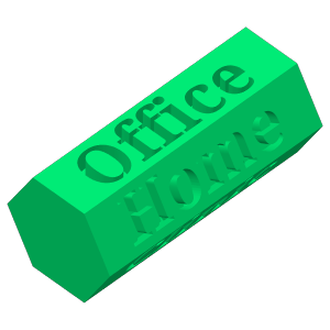 3D Printer Files | 3MF File | Office Sign for Desk | Creality Cloud
