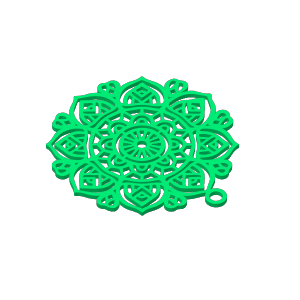 3D Printer Files | 3MF File | mandala | Creality Cloud