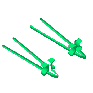 3D Printer Files | 3MF File | Knuckle Tongs / Finger Chopsticks ...