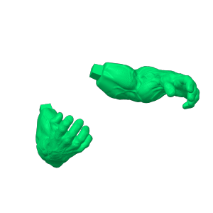 3D Printer Files | 3MF File | hulk arms | Creality Cloud