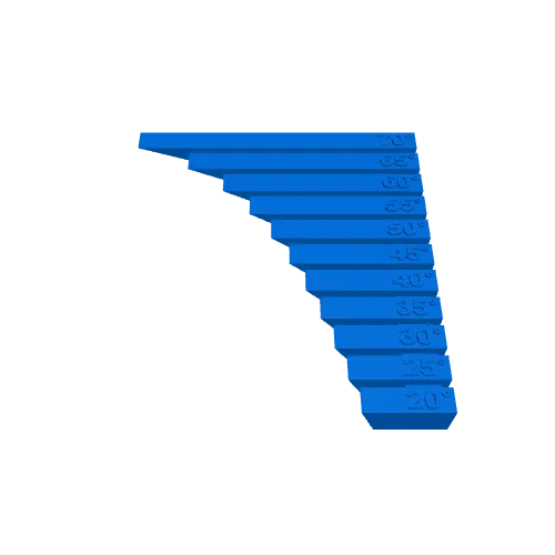 Free Test Models STL Download - Overhang Testby Pachatacha