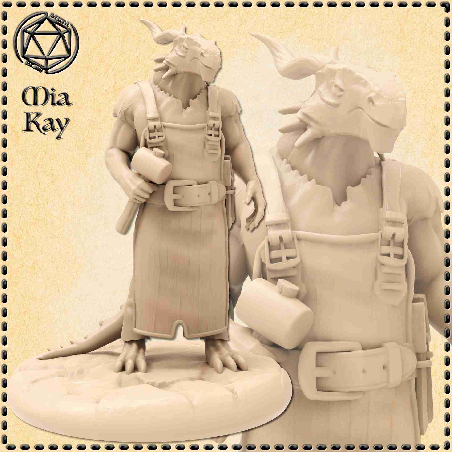 Dragonborn Blacksmith | 3D models download | Creality Cloud
