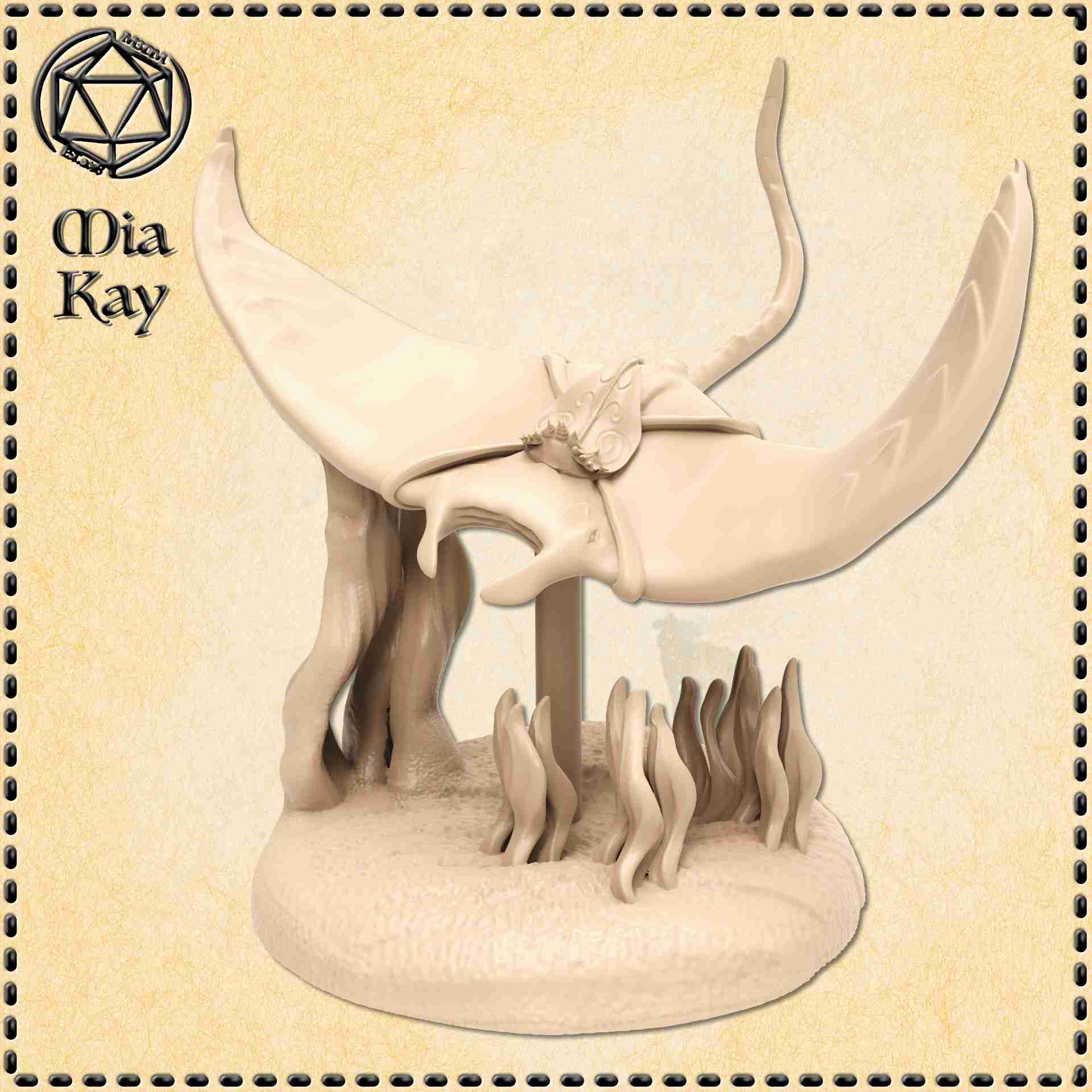 Manta Ray Mount | 3D models download | Creality Cloud