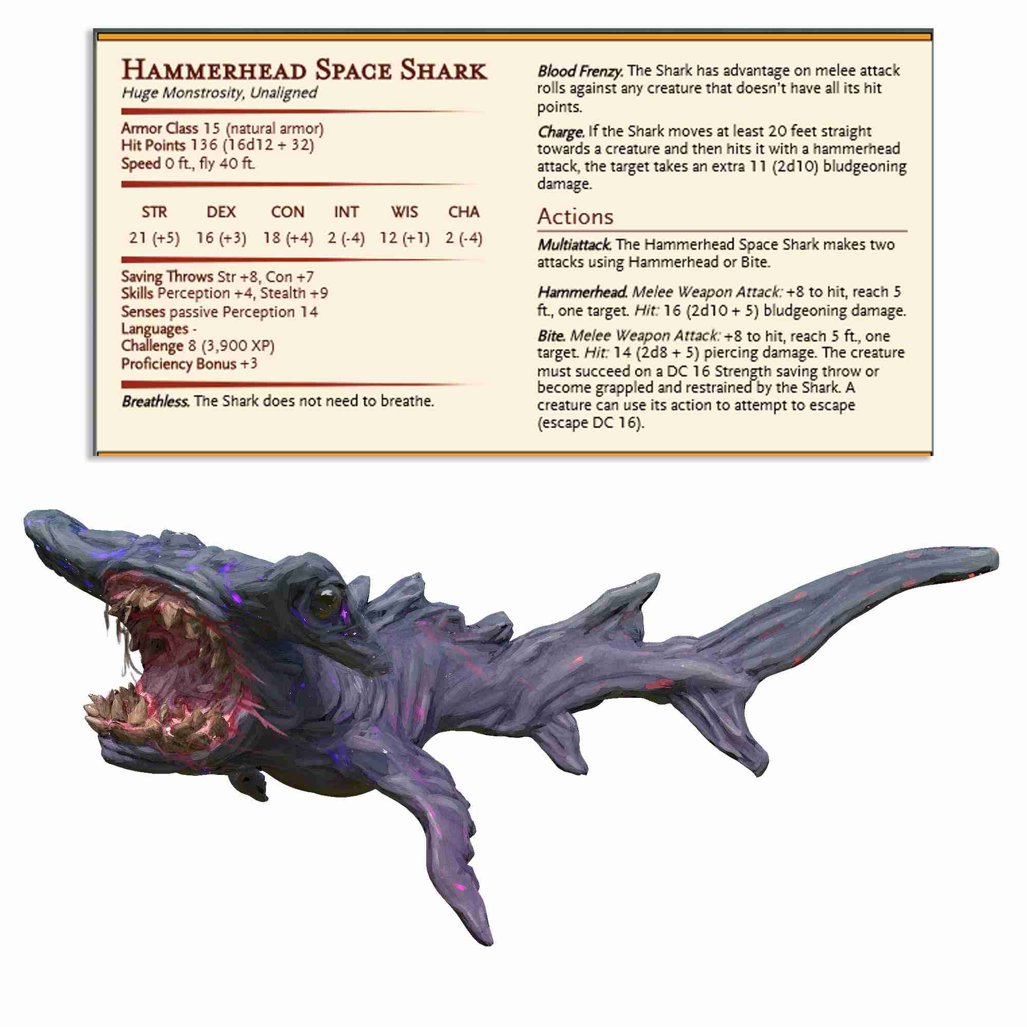 Hammer Head Scaver- Weird Shores-Presupported - Illustrated | 3D models ...