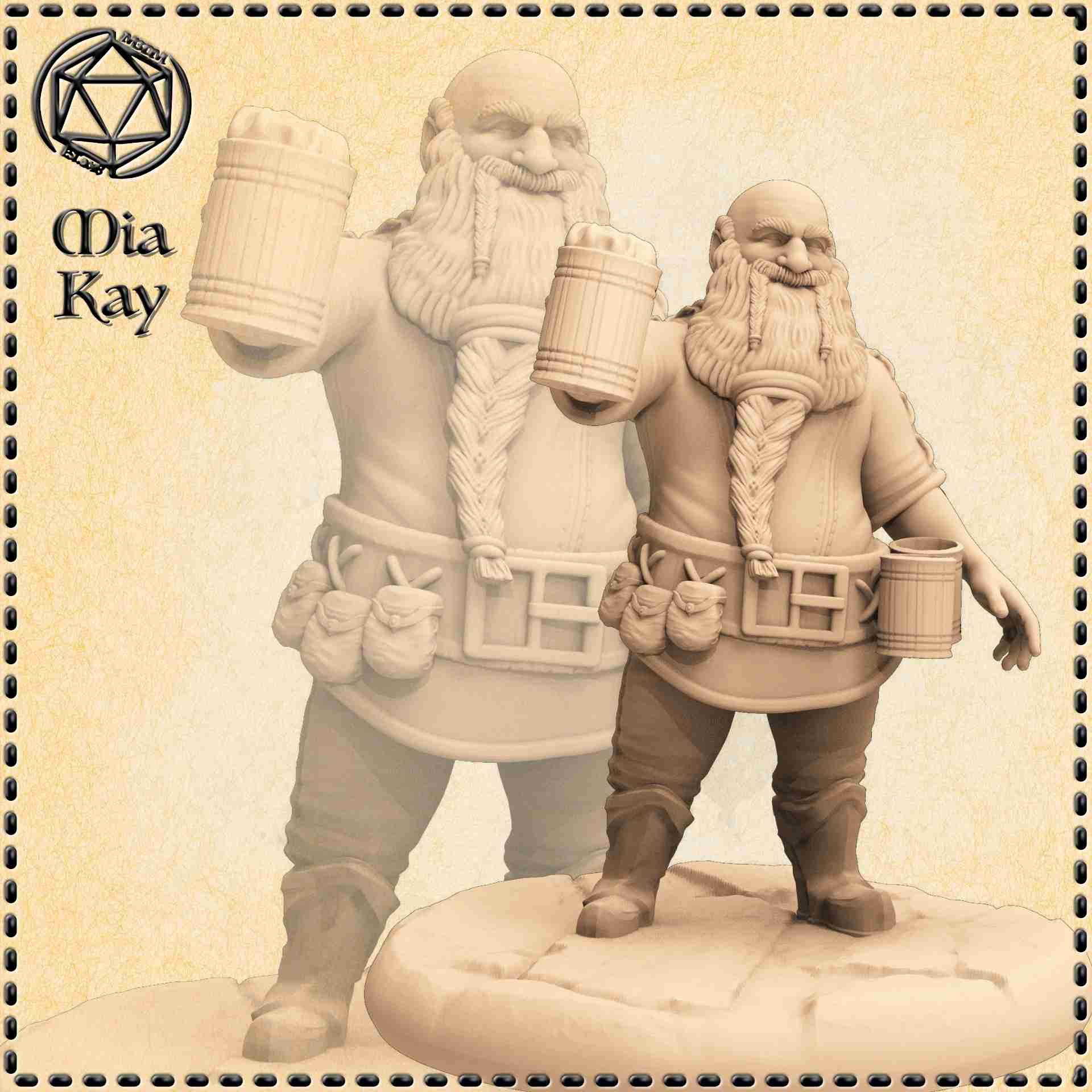 Dwarf Brewer | 3D models download | Creality Cloud