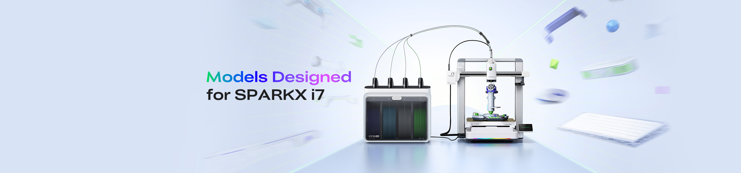 3D Models Designed for SparkX i7