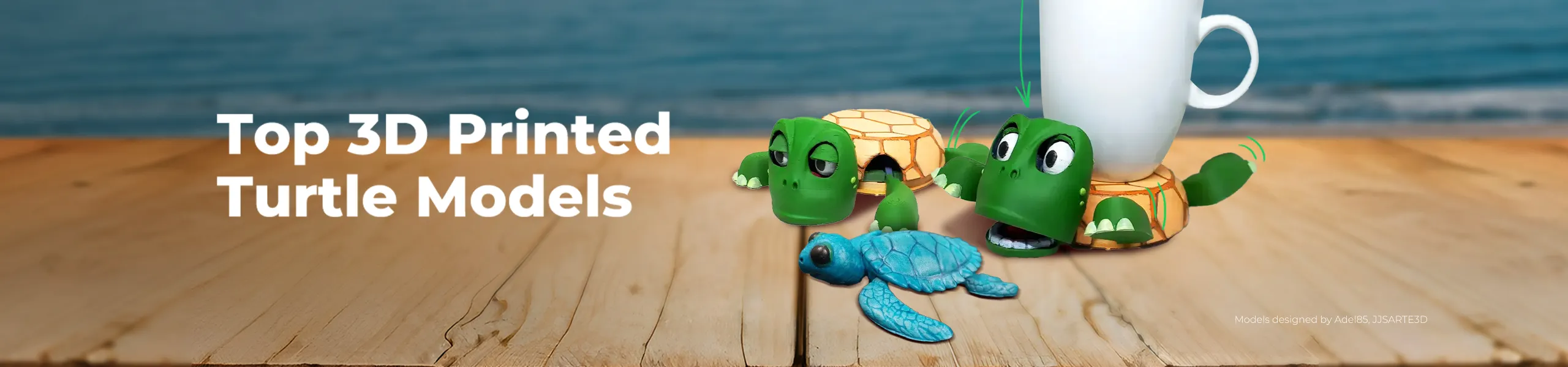 Top 3D Printed Turtle Models
