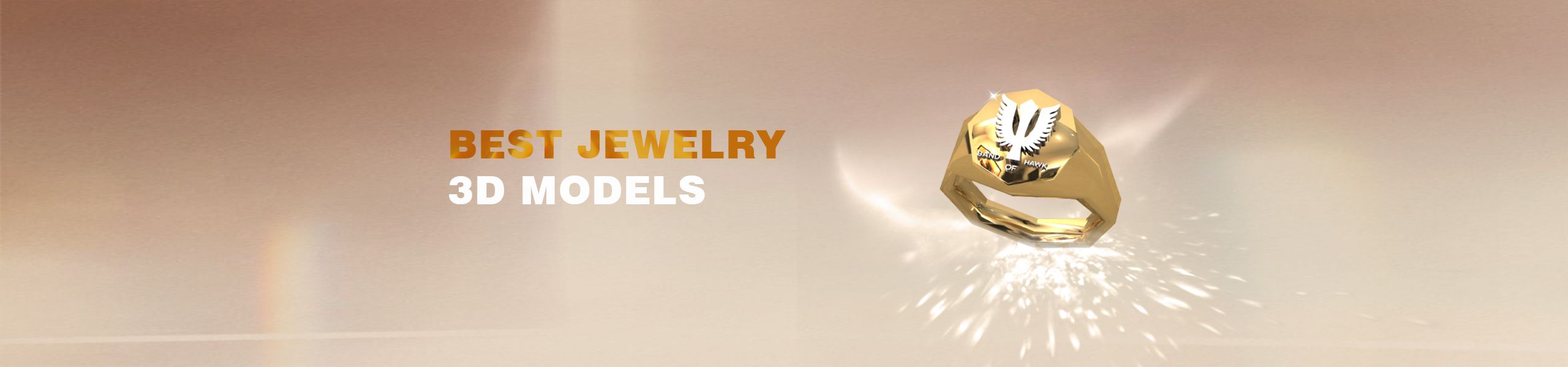Elegant 3D Printed Jewelry
