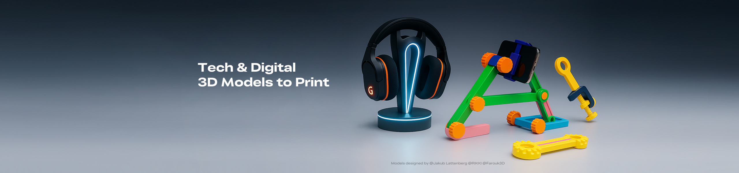 Tech & Digital 3D Models