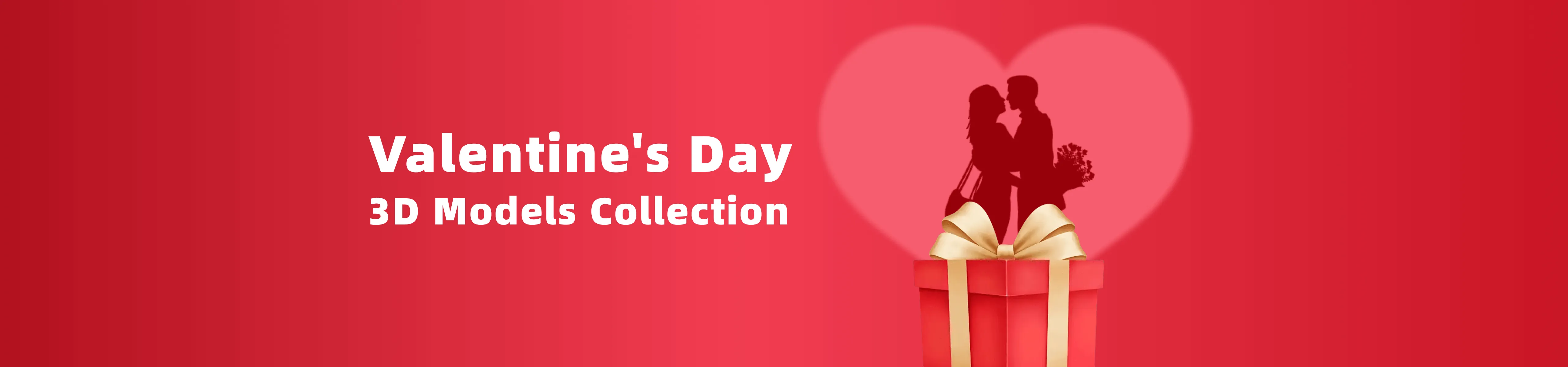 Valentine's Day 3D Printed Models Collection